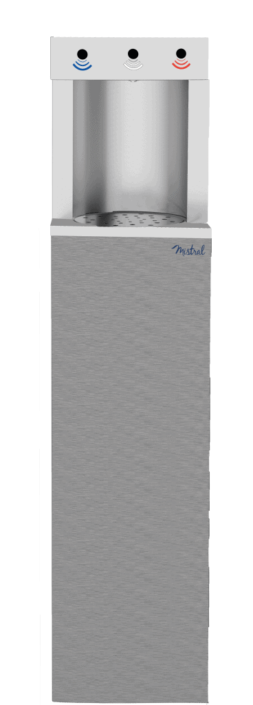 Touchless water cooler with remote selection control - Electron A.I.R ...